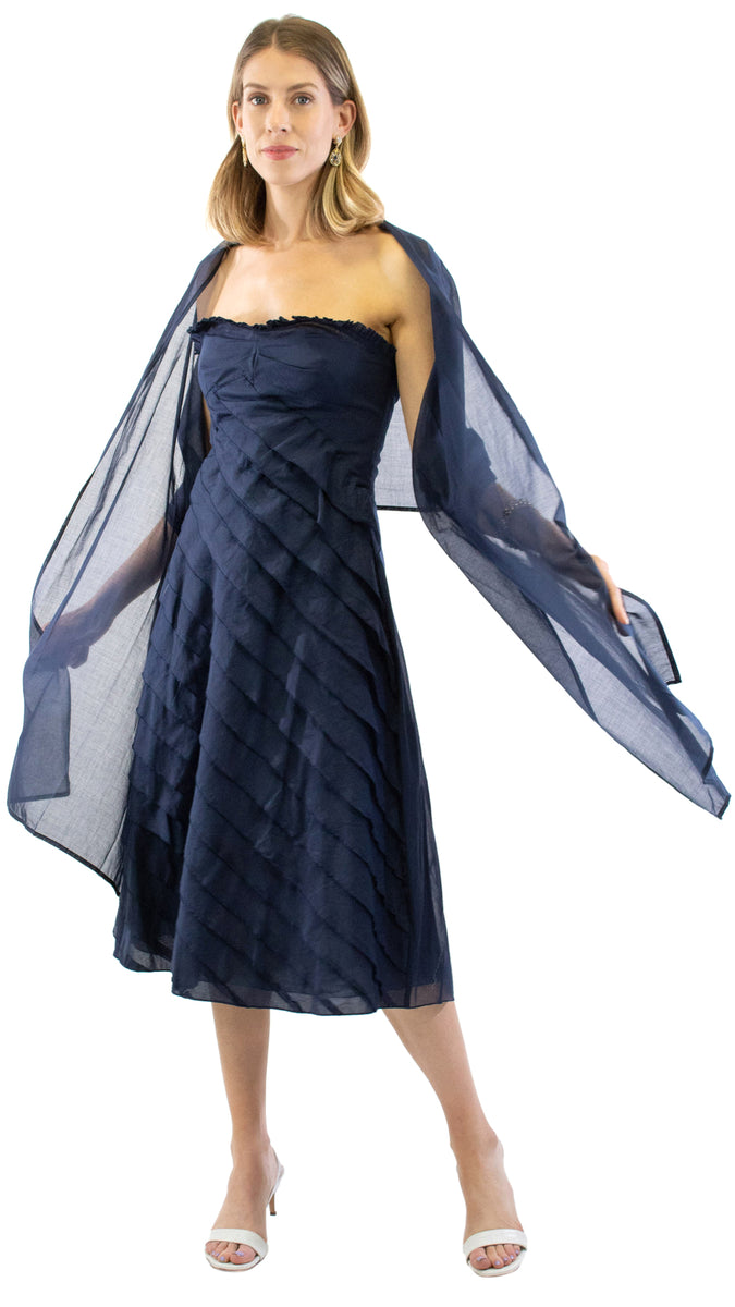 Buffy Dress - Indigo – Pearls